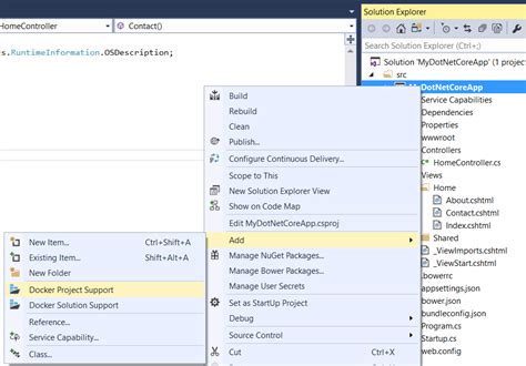 Put A NET Core App In A Container With The New Docker Tools For Visual Studio NET Blog
