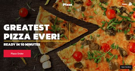 React Pizza Website V1 Codesandbox