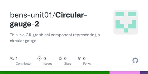 GitHub Bens Unit Circular Gauge This Is A C Graphical Component Representing A Circular