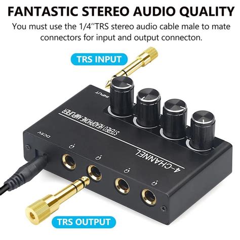 Desktop Headphone Amp 4 Way Hifi Audio Switcher Box Vacuum Tube Preamp Stereo~ Eur 1597