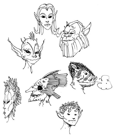 Bosmer Concept Art By Michael Kirkbride Relderscrollsonline