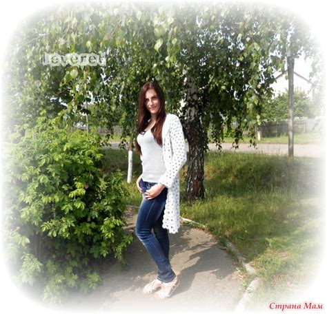 Белый ажурный кардиган регланом. Описание. - Вязание - Страна Мам