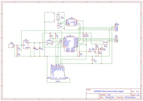 ESP Temp And Humidity Logger OSHWLab