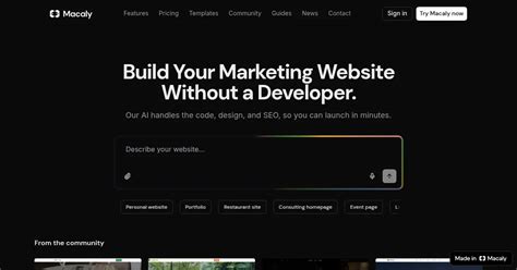 Macaly Is This The Best Ai Website Building Tool In 2026 🏆