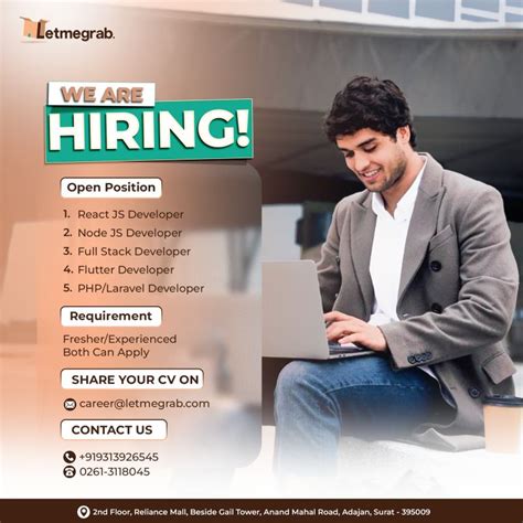 Letmegrab Hr On Linkedin Letmegrab Jobopenings Developerjobs Instrested Unrgenthiring Cv