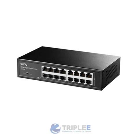 Switch 16 Puertos Gigabit Cudy Conectividad Rápida Y Estable