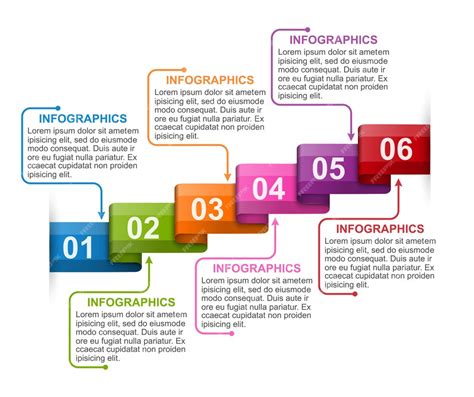 비즈니스 프레 젠 테이 션에 대 한 숫자 옵션 인포 그래픽 템플릿 프리미엄 벡터