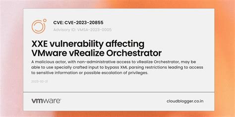 Daniel Simelka On Linkedin Xxe Vulnerability Affecting Vmware Vrealize Orchestrator