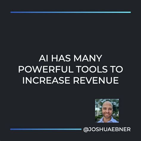 ai machinelearning revenue marketing joshua ebner