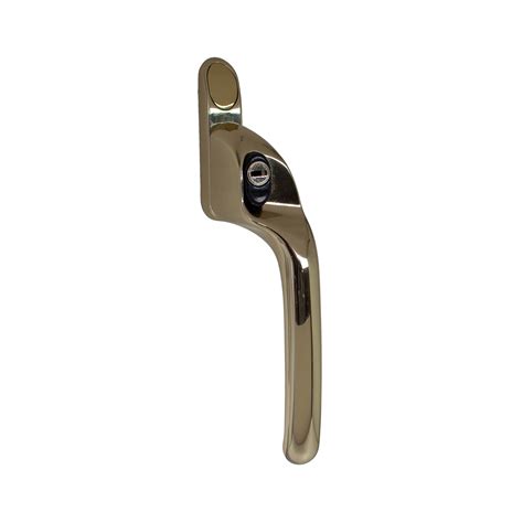 Connoisseur Offset Locking Right Hand Window Handle GOLD Astraframe