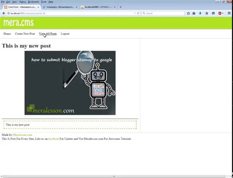 How To Make Cms Like Blogger Php Pdo Youtube