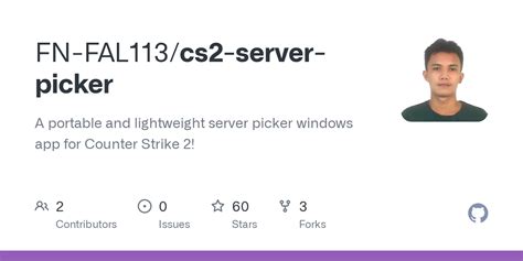 Github Fn Fal113cs2 Server Picker A Portable And Lightweight Server