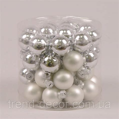 Шарики Стеклянные 3 См. Серебряные (45 Шт.) 44549 — Купить Недорого на ...