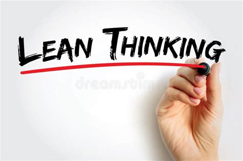 Lean Thinking Transformational Framework Stock Illustrations 8 Lean
