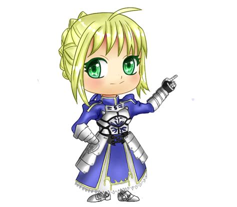 Saber Chibi Version 2 By Diangelita Glamu On Deviantart