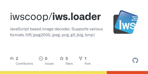 Github Iwscoopiwsloader Javascript Based Image Decoder Supports Various Formats Tiff
