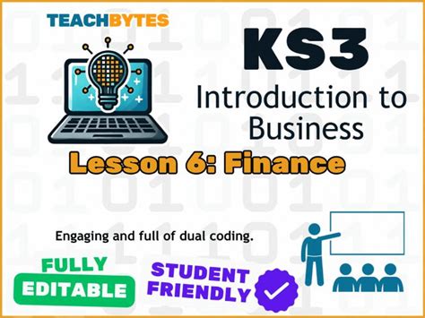 Lesson 6 Finance Lesson Teaching Resources