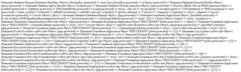 laravel solution how to print data in readable format using laravel 5