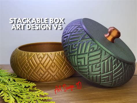 Jewelry Box Stackable Art Design V5 By Art Design 3d Makerworld