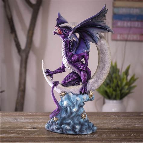 Crescent Moon Dragon Fantasy Figurines And Collectibles Fairyglen