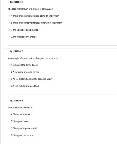 Solved QUESTION In Order For The Angular Momentum Of A Chegg