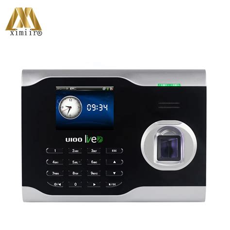 Biometric Fingerprint Time Attendance ZK U TCP IP Linux System Time Clock Employee Attending