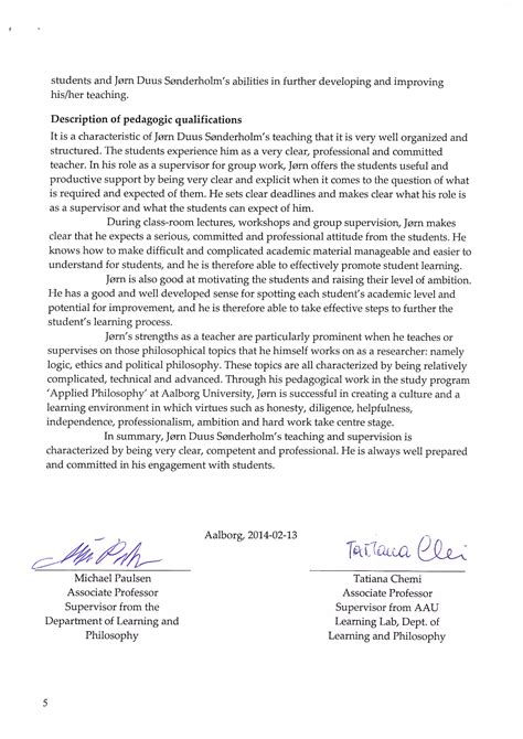 Evaluation Statement Aau Pedagogical Course Pdf