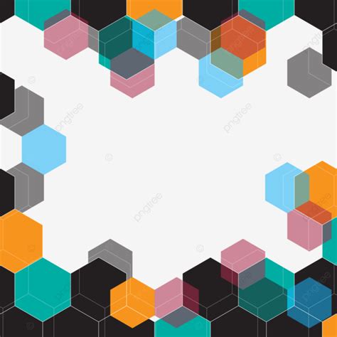 Abstract Technology Hexagon Background Vector Hexagon Background