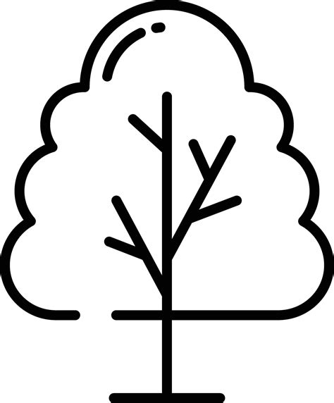 Tree Outline Illustration 45617148 Vector Art At Vecteezy