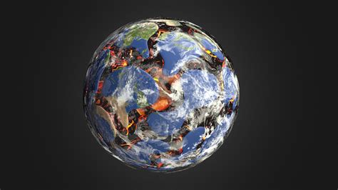 Fractured Planet Download Free 3d Model By Rjsul257 [8b222f3] Sketchfab