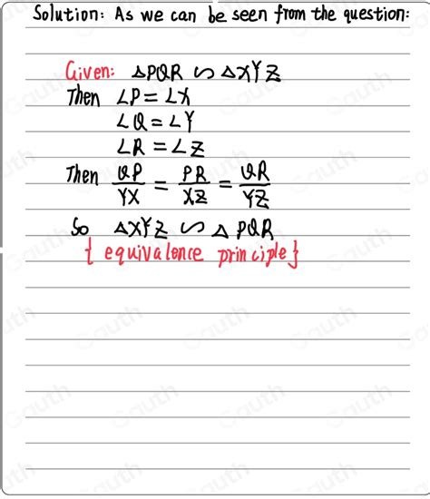 solved given pqrsim delta xyz prove xyz delta pqr proof statements 1