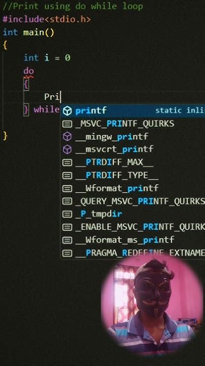 C27 Print Using Do While Loop In C Dowhileloop Print Trendingshorts Virslshorts Loop