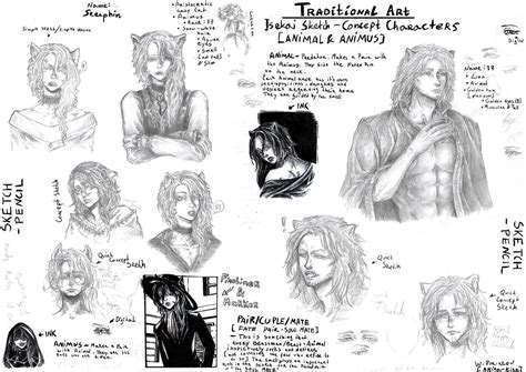 Isekai Characters Sketch Concept [anima X Animus] By Akira Kira Art On