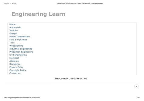 Components Of Cnc Machine Parts Of Cnc Machine Engineering Learnpdf Operating Systems