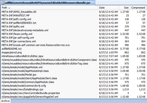Creating Reusable Adf Library With Generic Live Resource Bundle Editing