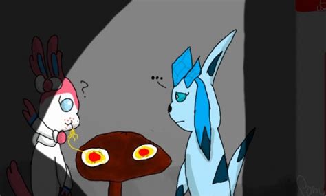 Sylveon X Glaceon Girls Night By Theinanimatepony On Deviantart