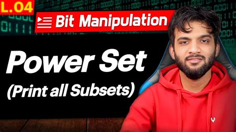 L4 Power Set Bit Manipulation Youtube