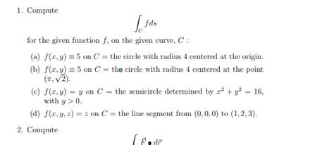 Solved Compute Fds For The Given Function F On The Chegg