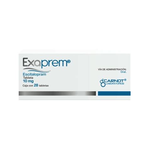 Exaprem 10 Mg Con 28 Tabletas Farmacia Herrera