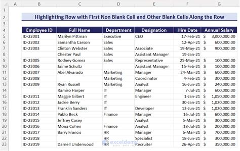 How To Highlight Row If Cell Is Not Blank ExcelDemy