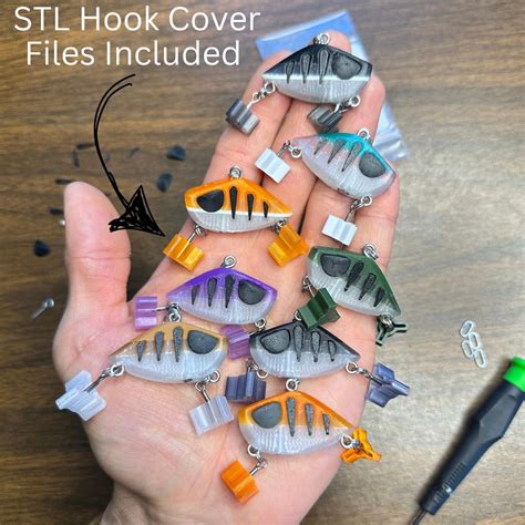 3d Print Fishing Lure Perch Lipless Crankbait For Bass Pike Walleye 3d Printed Fishing Lures Stl