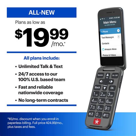 Lively Jitterbug Phones Flip2 Flip Cell Phone For Seniors Must Be
