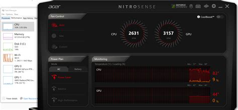 I Cannot Change CPU Speed With NitroSense Anymore Acer Community