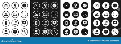 Set Paper Airplane Infographic Of City Map Navigation Folded With Location Marker Laptop