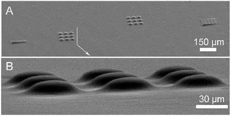 3d Microstructures Fabricated In Su 8 Photoresist A 60° And B 85° Download Scientific