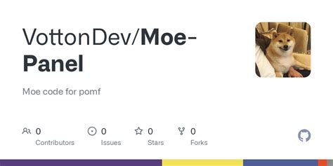 Github Vottondev Moe Panel Moe Code For Pomf