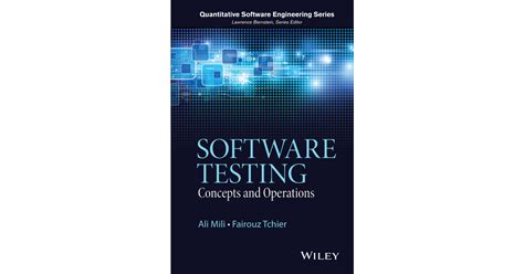 Software Testing Concepts And Operations Book