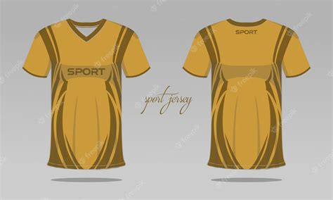 스포츠 저지와 티셔츠 템플릿 스포츠 저지 디자인 벡터입니다 축구를 위한 스포츠 디자인 프리미엄 벡터