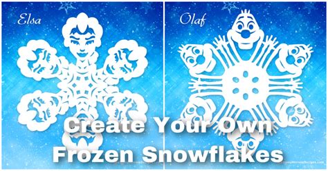Make Your Own Frozen Inspired Paper Snowflakes Chip And Company