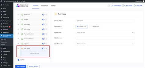 Customize My Account For Woocommerce Woocommerce Marketplace